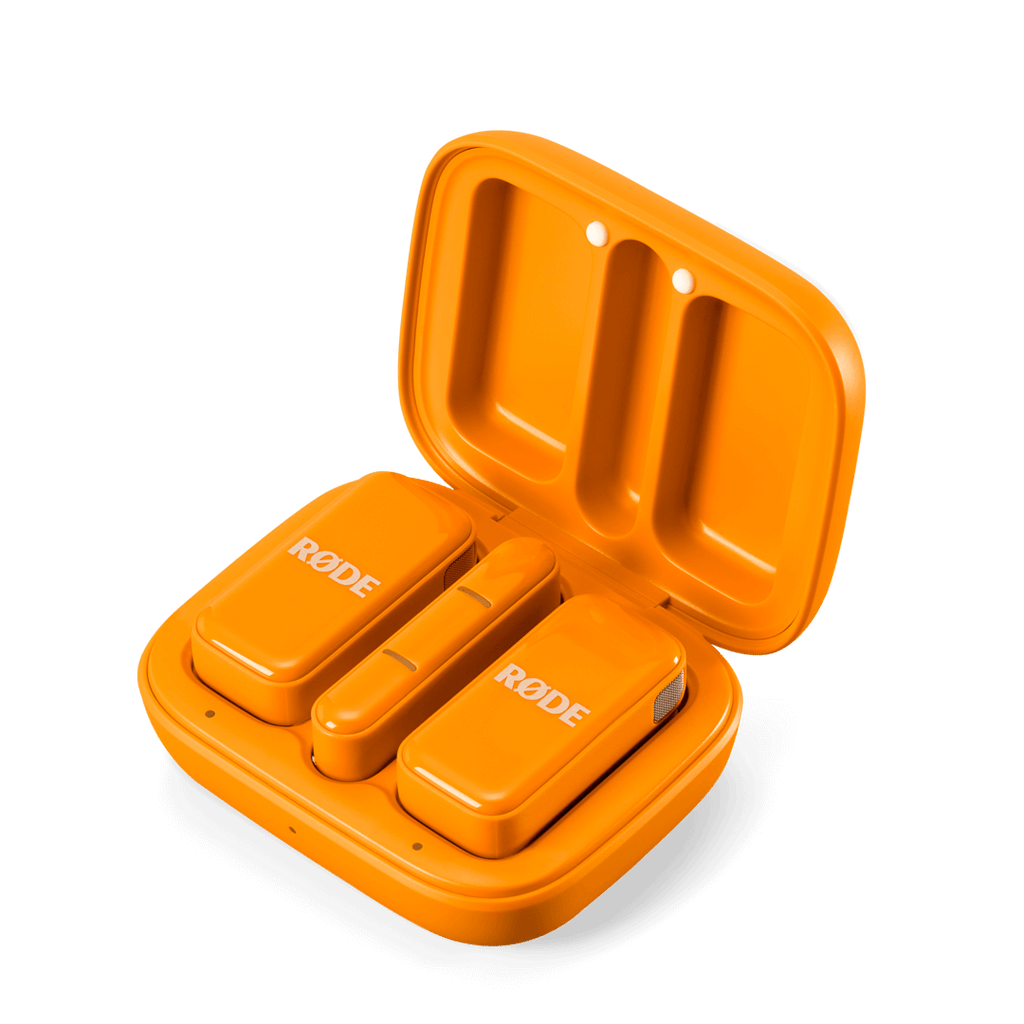 RODE Ultra Compact wireless Mic for USB C- Orange